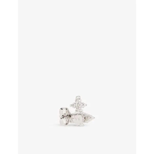 VIVIENNE WESTWOOD Feodora Stud Earrings - Platinum