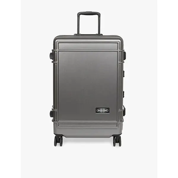 EASTPAK E Resist'r Large Suitcase 78cm - Brushed Metal
