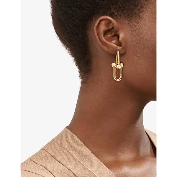 Tiffany & Co. Hardwear 18ct Rose-gold And 1.18ct Diamond Link Earrings