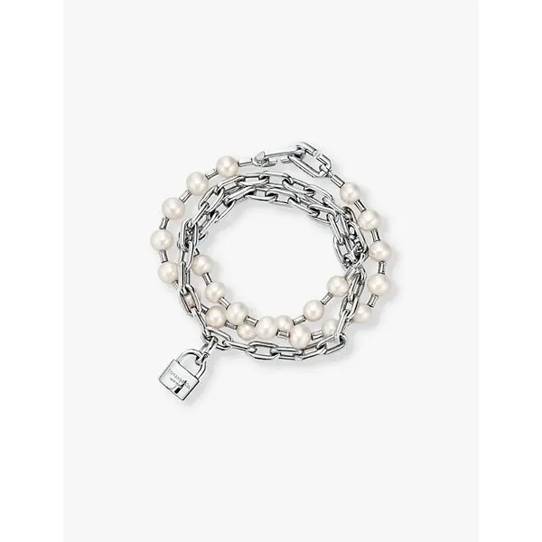 Tiffany & Co. Hardwear Pearl Lock Bracelet - Silver | Editorialist