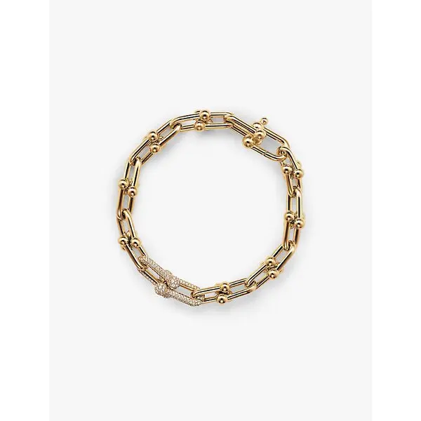 Tiffany & Co. Hardwear Diamond Link Bracelet - Yellow Gold