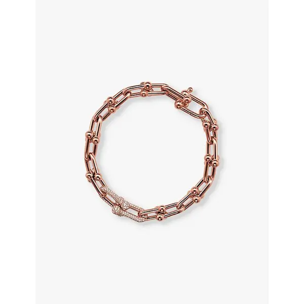 Tiffany & Co. Hardwear Diamond Link Bracelet - Rose Gold