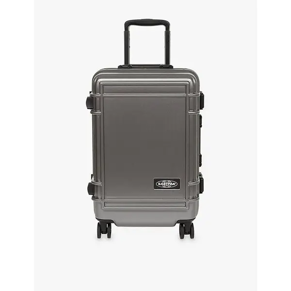 EASTPAK E Resist'r Cabin Small Hard-shell Suitcase - Brushed Metal
