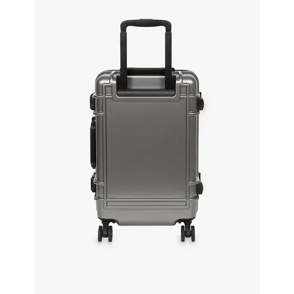 EASTPAK E Resist'r Cabin Small Hard-shell Suitcase - Brushed Metal