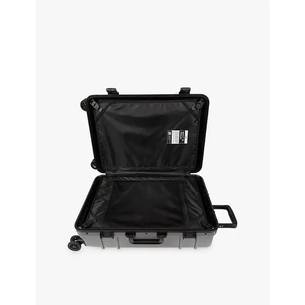 EASTPAK E Resist'r Medium Hard-shell Suitcase 68cm - Brushed Metal