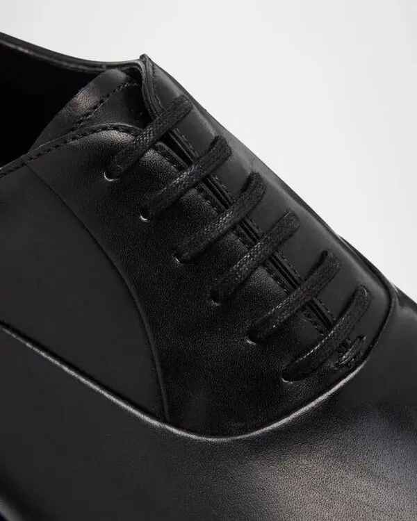 John Lobb Edgar Leather Oxford Derby Shoes With Shoe Tree