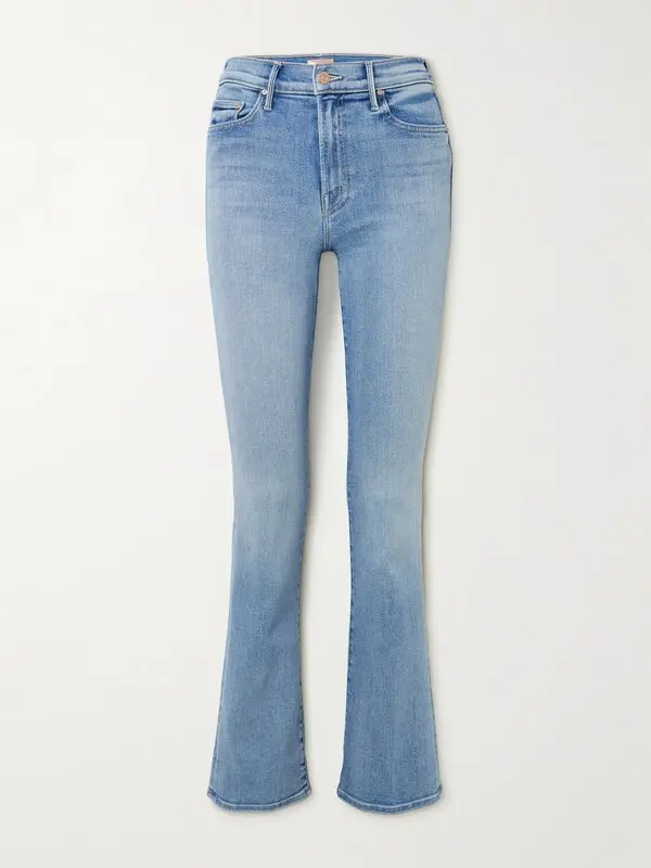MOTHER The Outsider Sneak Mid-rise Flared Jeans