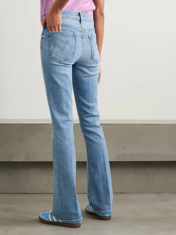 MOTHER The Outsider Sneak Mid-rise Flared Jeans