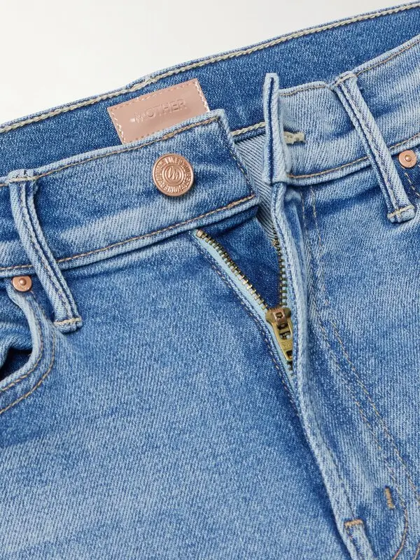 MOTHER The Outsider Sneak Mid-rise Flared Jeans