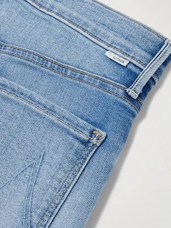 MOTHER The Outsider Sneak Mid-rise Flared Jeans