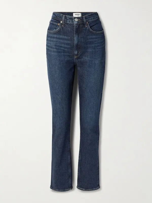 AGOLDE High Rise Stovepipe Organic Jeans