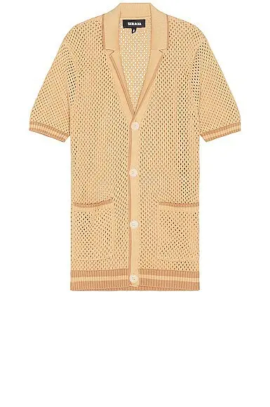SEROYA Michael Crochet Shirt - Beige
