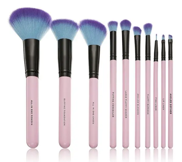 SPECTRUM Essential 10 Piece Makeup Brush Set - One-color