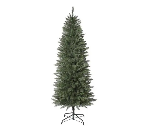 HAUTE DECOR 6.5' Prelit Dumont Slim Fir Tree