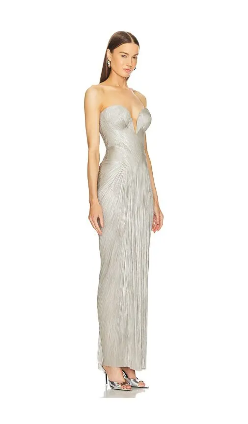 MARIA LUCIA HOHAN Noor Gown - Gunmetal