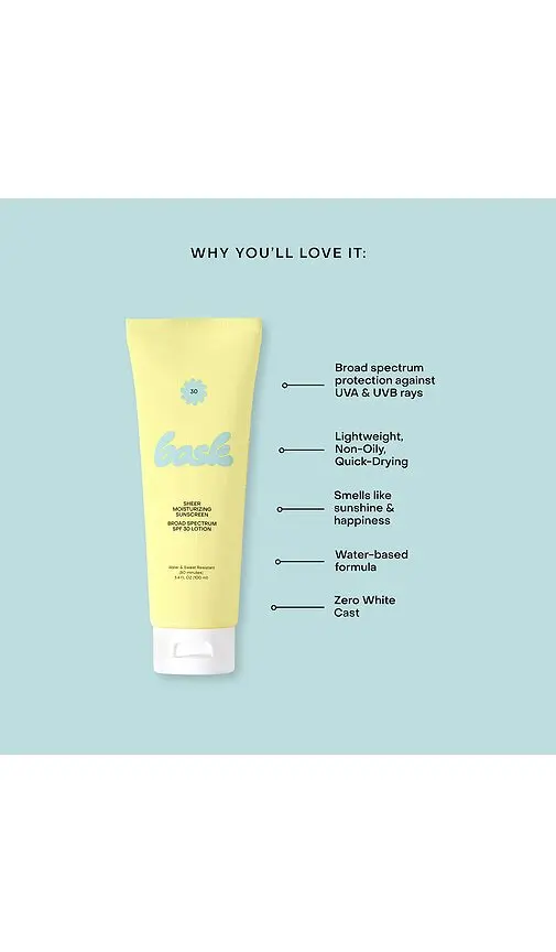 BASK Spf 30 Sheer Moisturizing Lotion