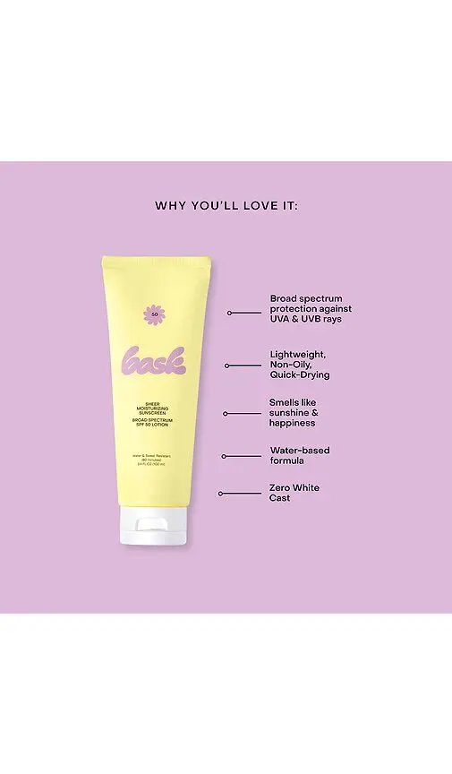 BASK Spf 50 Sheer Moisturizing Lotion - N,a