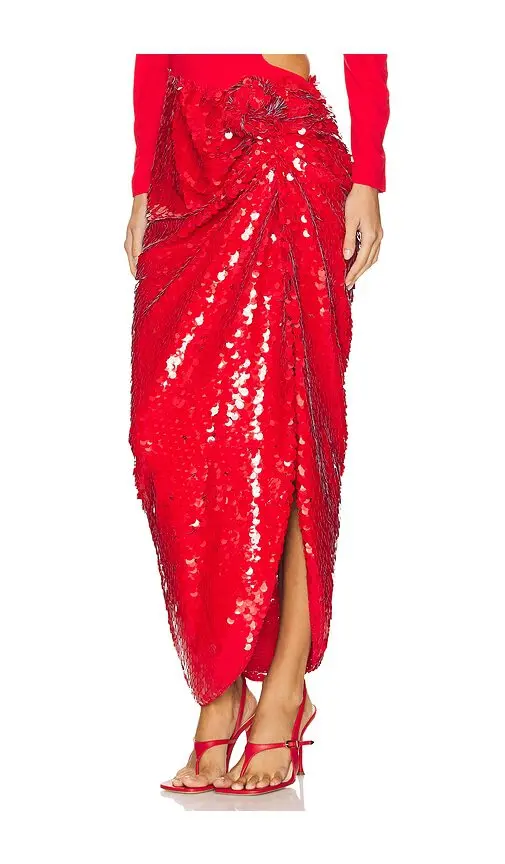 Remain Birger Christensen Asymmetric Sequin Skirt