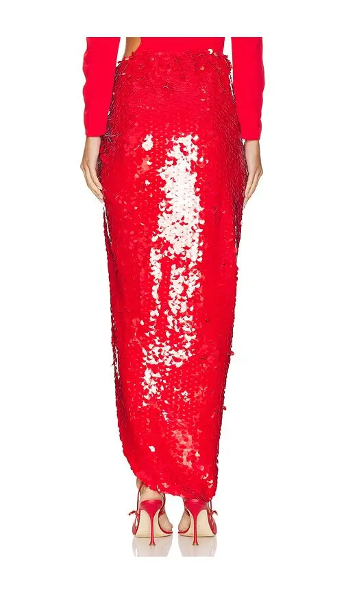 Remain Birger Christensen Asymmetric Sequin Skirt