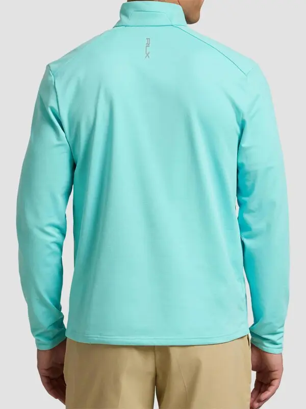 Rlx Ralph Lauren Supersmooth Jersey Zip Jacket - Light Mint