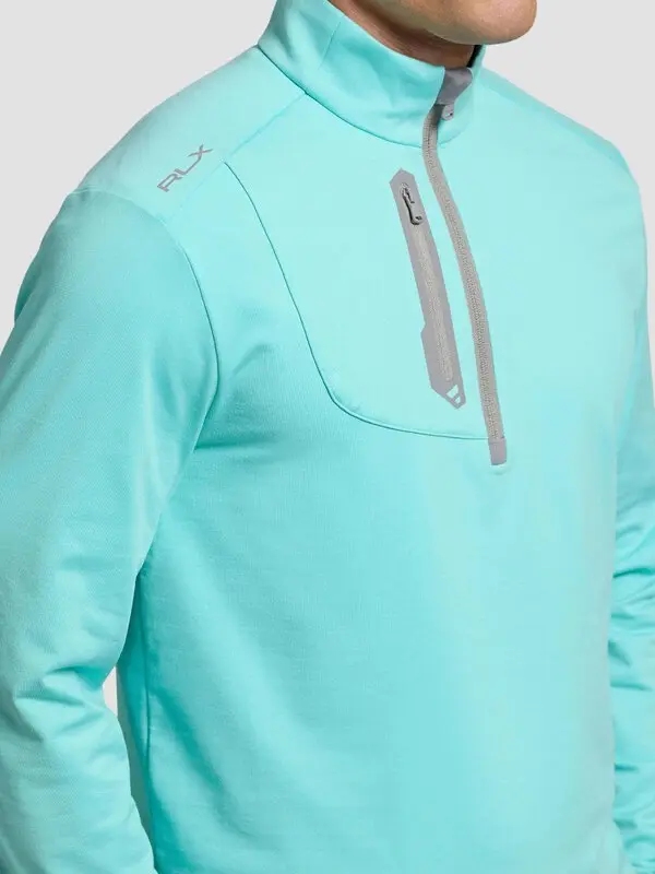 Rlx Ralph Lauren Supersmooth Jersey Zip Jacket - Light Mint