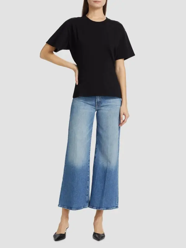 EB DENIM Eero Cotton T-shirt - Tar