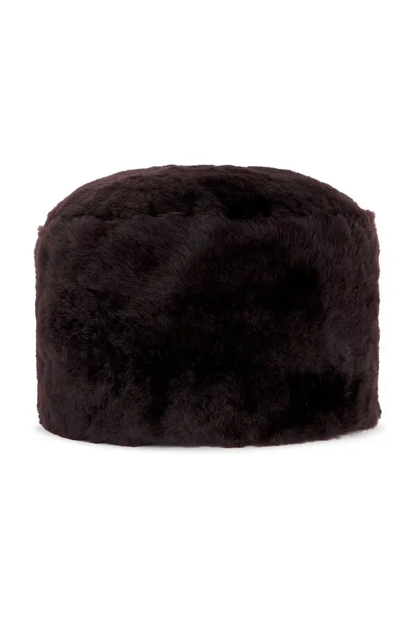 TOTÊME - Shearling Pillbox Hat