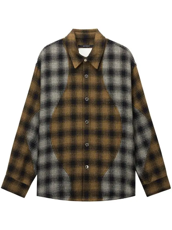 SONG FOR THE MUTE Tartan-pattern Shirt