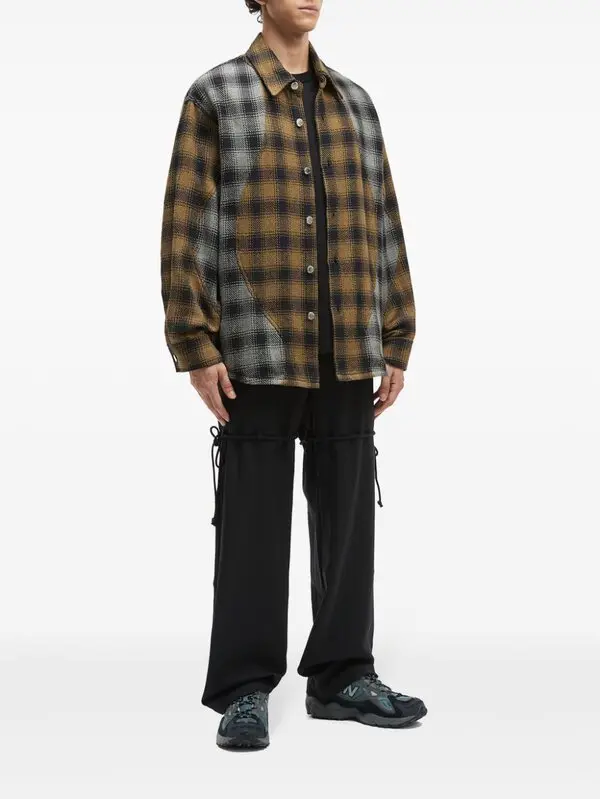 SONG FOR THE MUTE Tartan-pattern Shirt