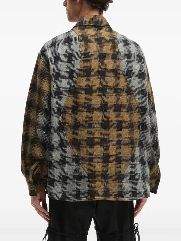 SONG FOR THE MUTE Tartan-pattern Shirt