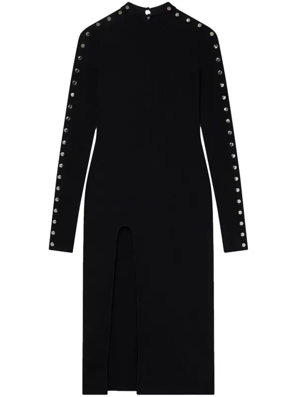Stella McCartney Long-sleeve Midi Dress - Black