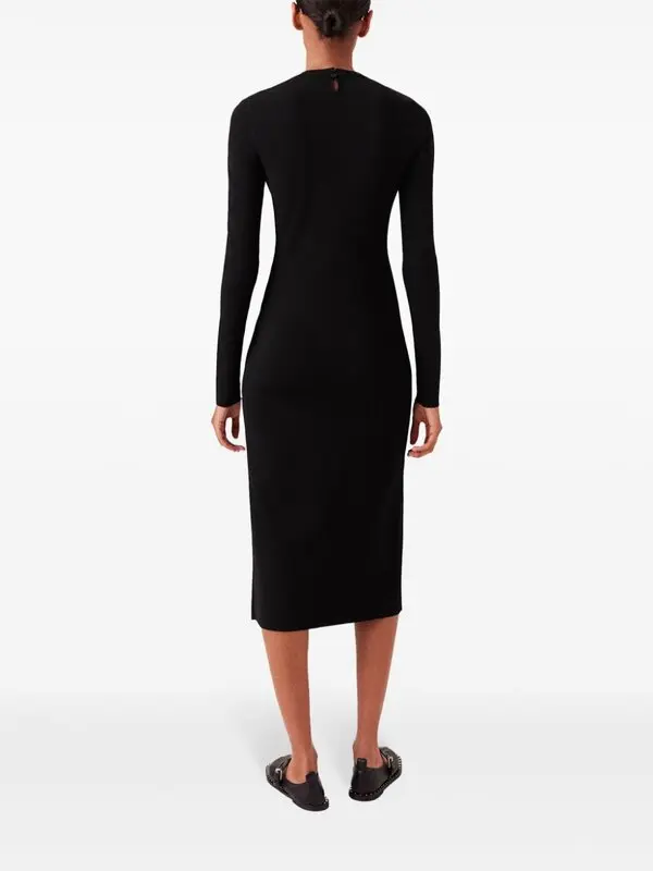 Stella McCartney Long-sleeve Midi Dress - Black