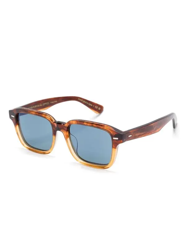 Oliver Spencer Errison Sunglasses - Brown