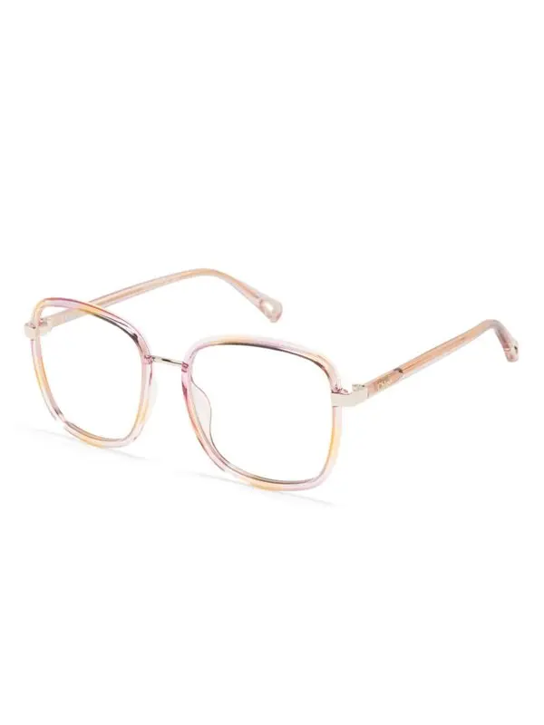 Chloé Square-frame Glasses - Gold