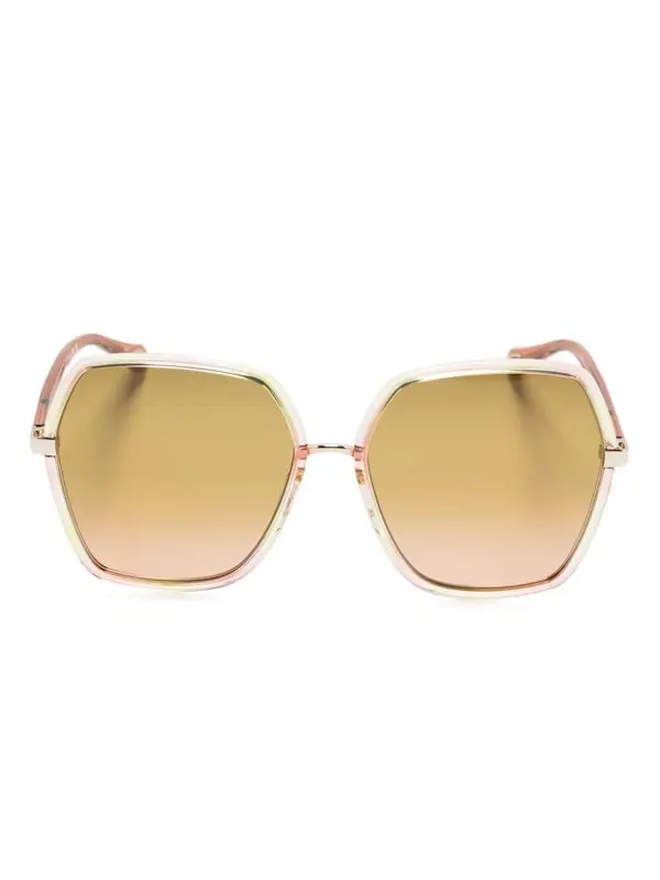 Chloé Oversized Sunglasses - Orange