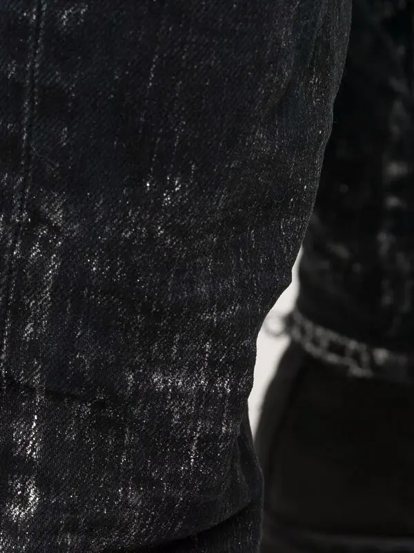 PURPLE BRAND Low-rise Slim-fit Jeans - Black
