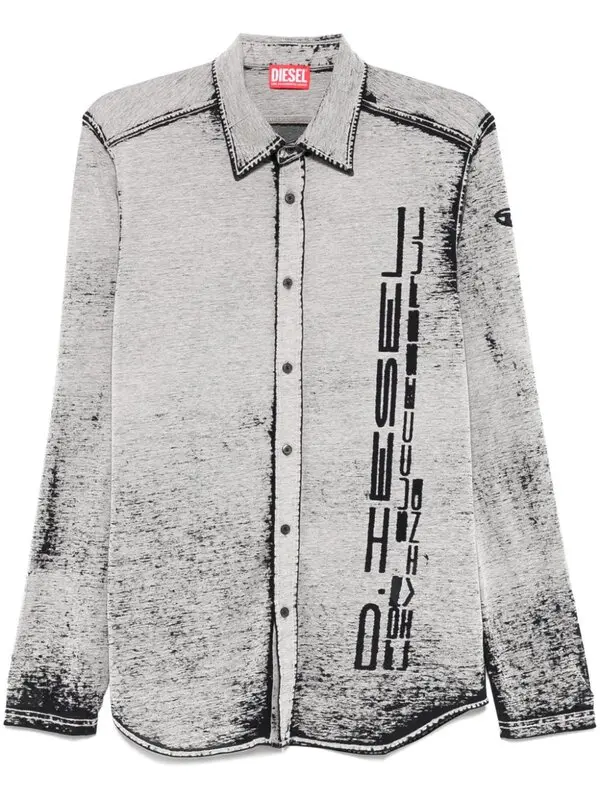 DIESEL® Abstract-print Shirt