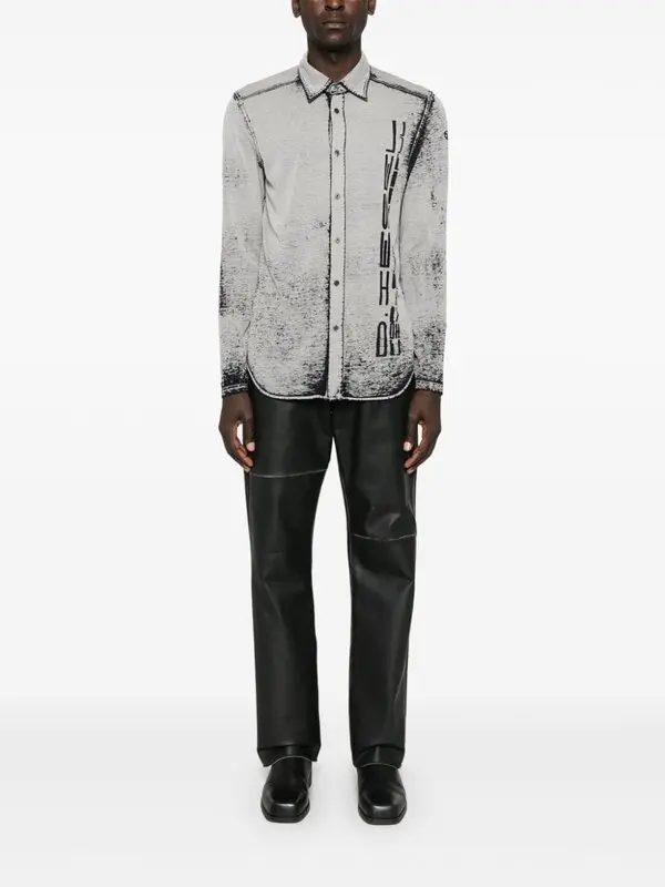 DIESEL® Abstract-print Shirt