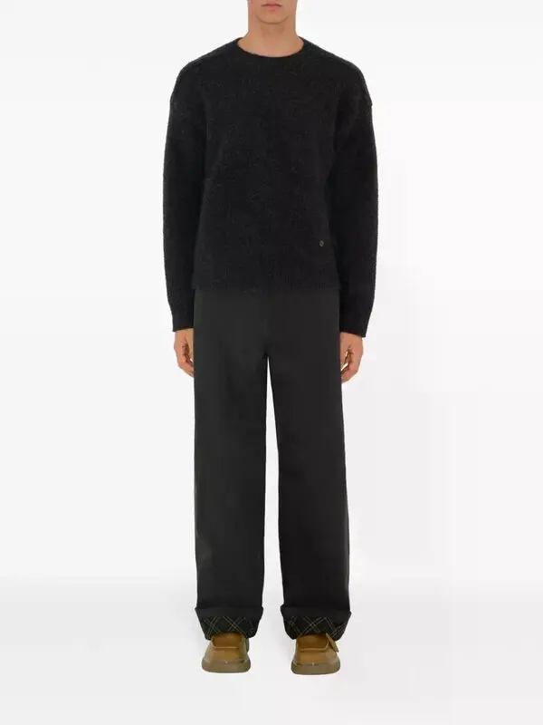 Burberry Cotton Carpenter Trousers - Grey