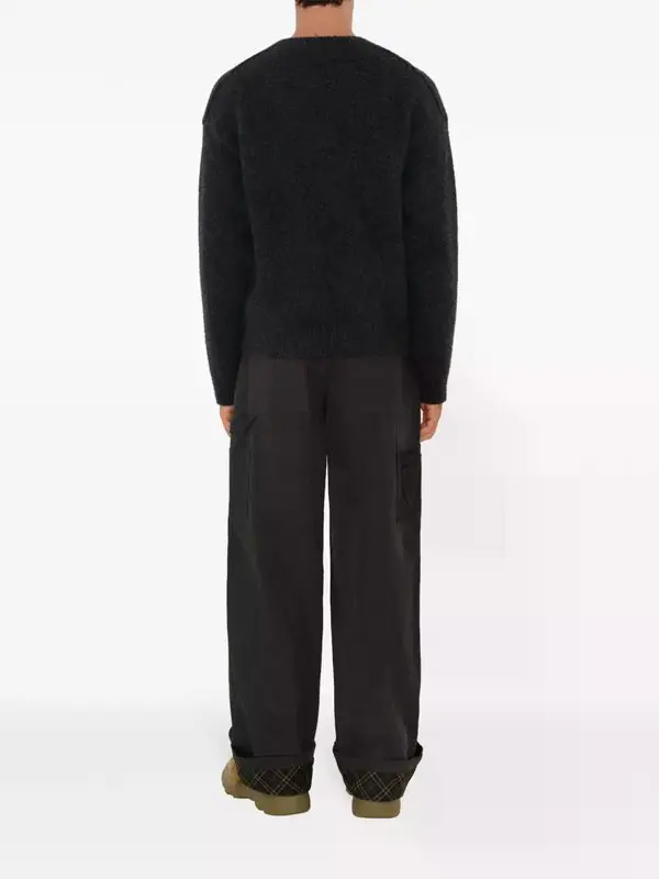 Burberry Cotton Carpenter Trousers - Grey