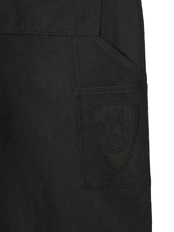 Burberry Cotton Carpenter Trousers - Grey