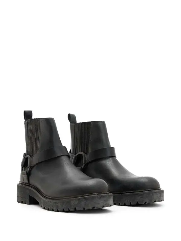 Allsaints Leather Chelsea Boots In Black - 36% Off  display picture 2