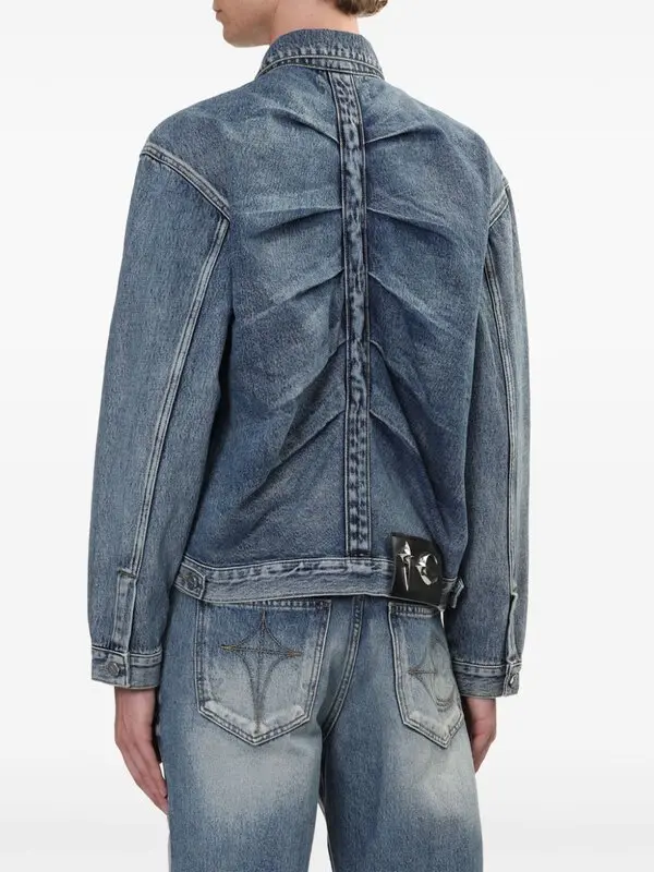 Thug Club Claw Denim Jacket In Blue - 51% Off | Editorialist