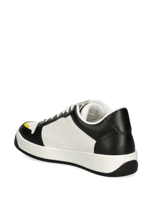 Elisabetta Franchi Two-tone Leather Sneakers