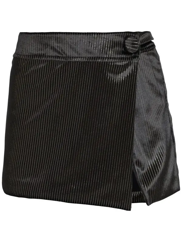 AMIR SLAMA Lurex Detail Mini Skirt