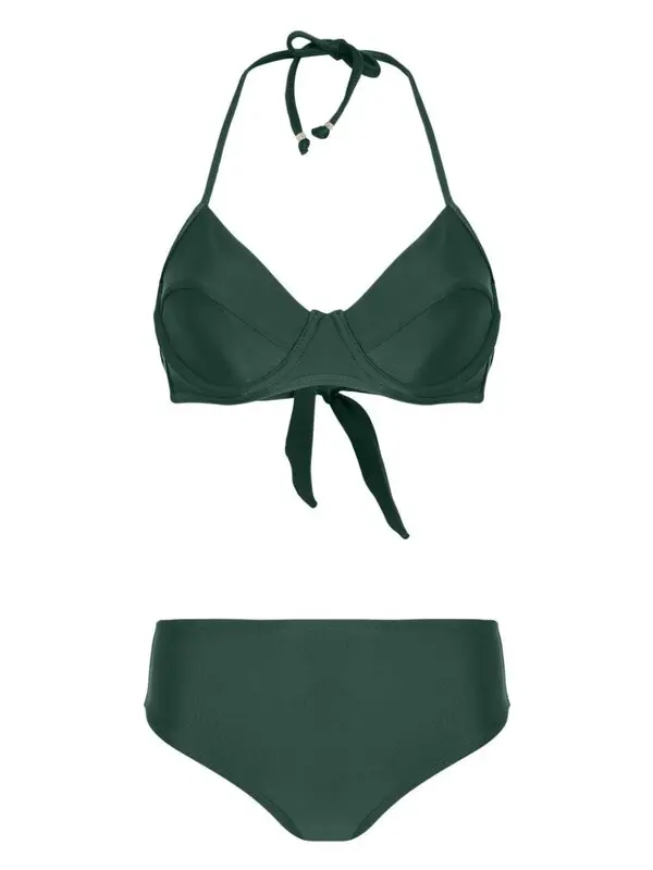 AMIR SLAMA Underwire Cup Bikini - Green