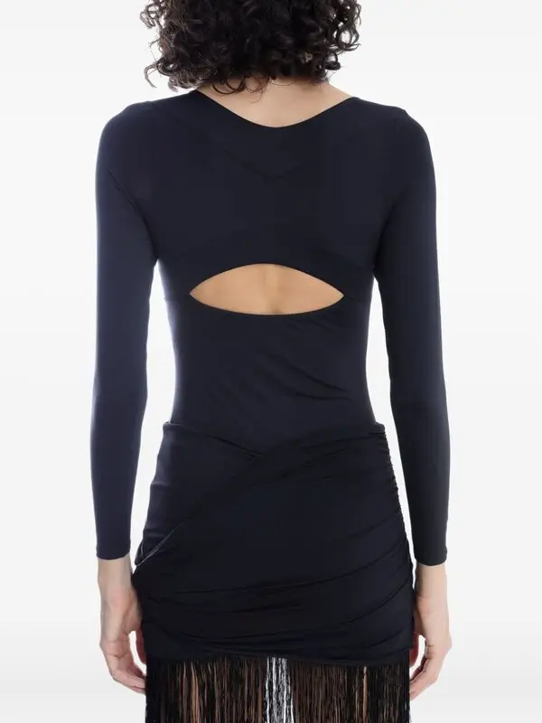 AMIR SLAMA Square Neck Top