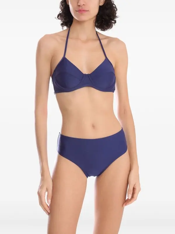AMIR SLAMA Underwire-cup Bikini Set - Blue