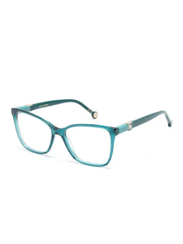 Carolina Herrera Butterfly Frame Eyeglasses - Green