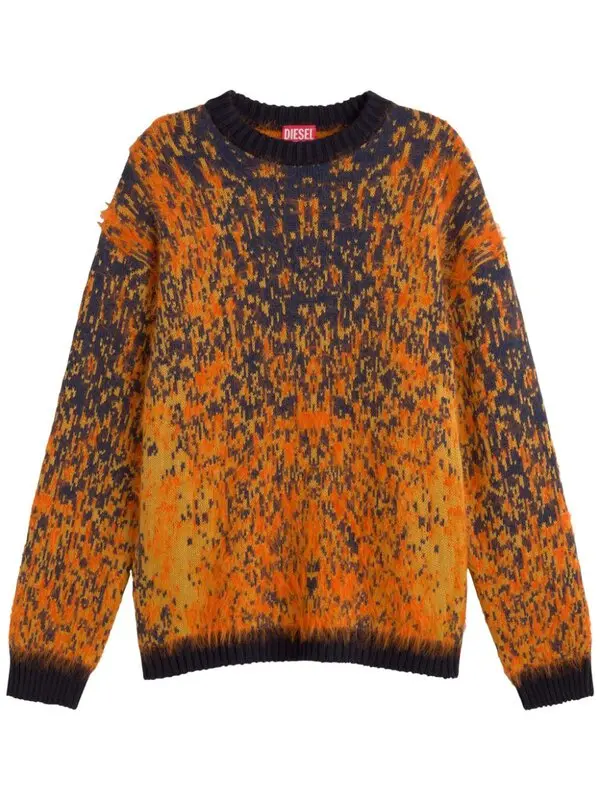 DIESEL® Patterned Intarsia-knit Jumper